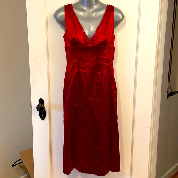 bebe | Dresses | Stunning Deep Red Bebe Pencil Dress | Poshmark